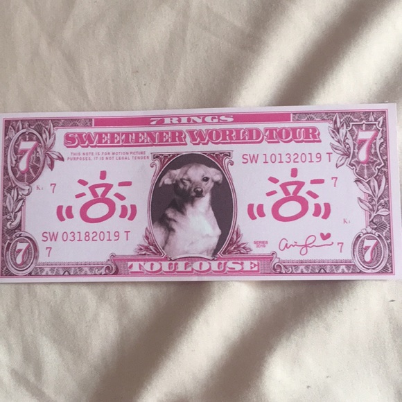 Ariana Grande | Accessories | Ariana Grande 7 Rings Bill | Poshmark